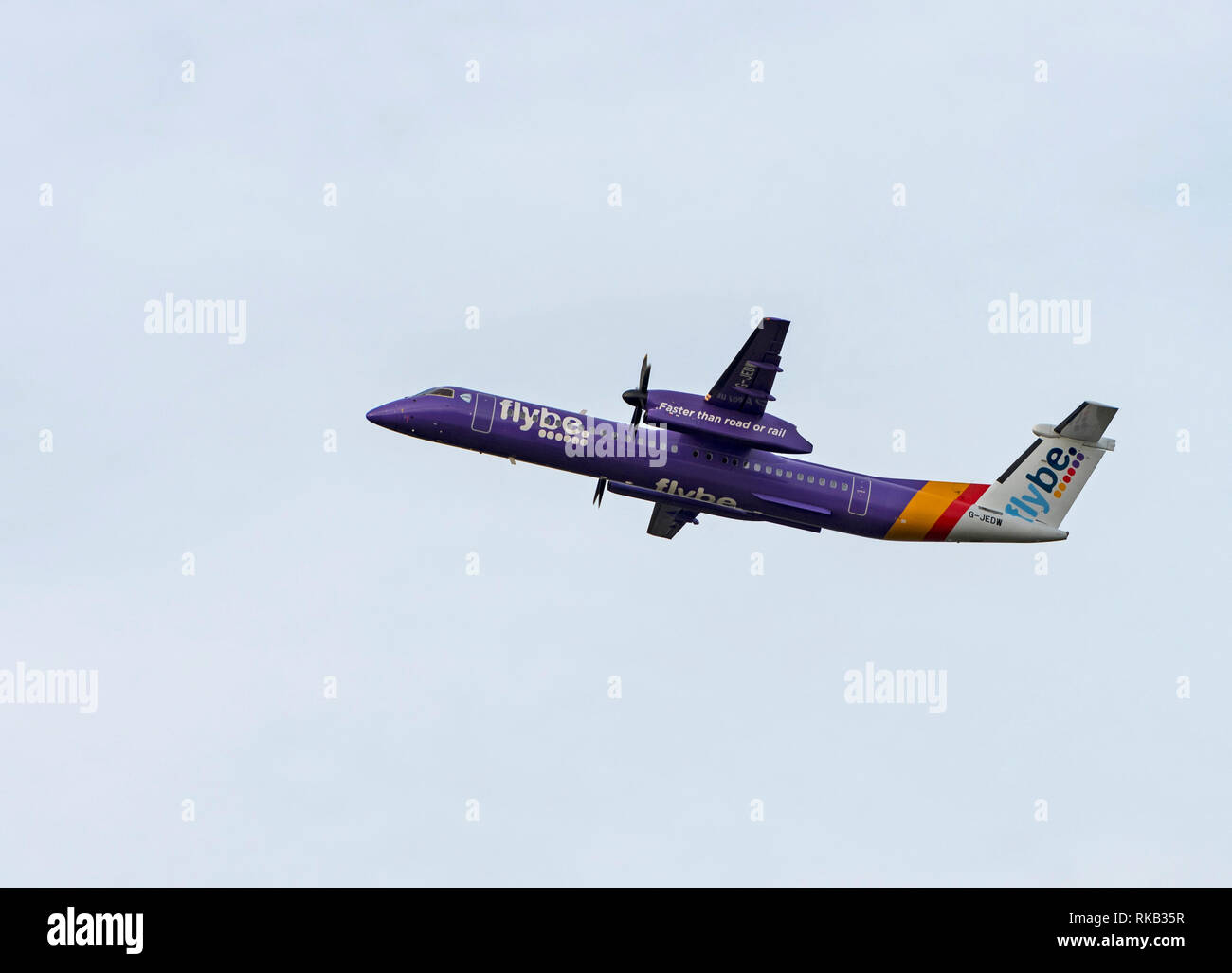 Bombardier Dash 8 Q400 Flybe High Resolution Stock Photography and ...