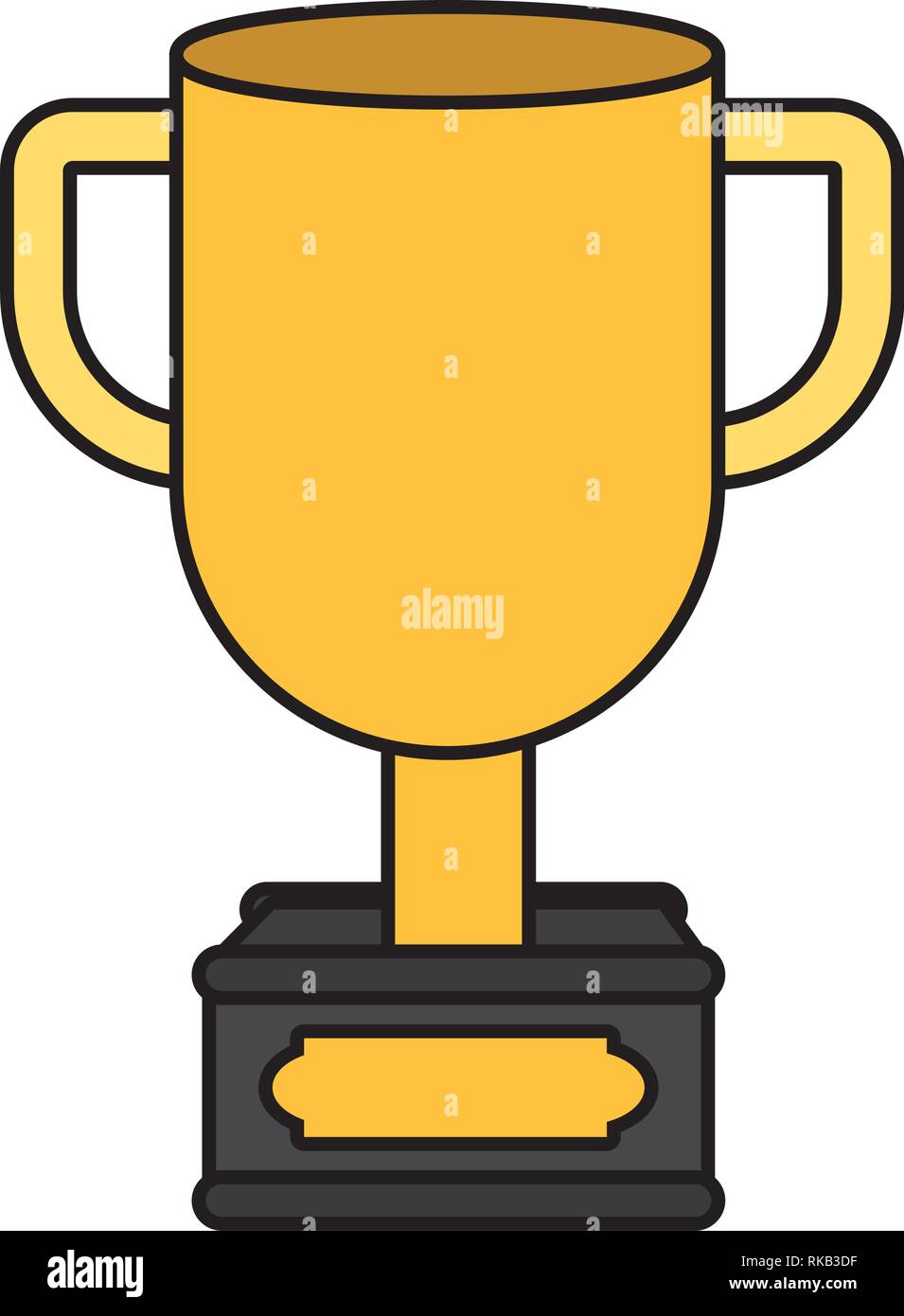 champion trophy cartoon vector illustration graphic design Stock Vector ...