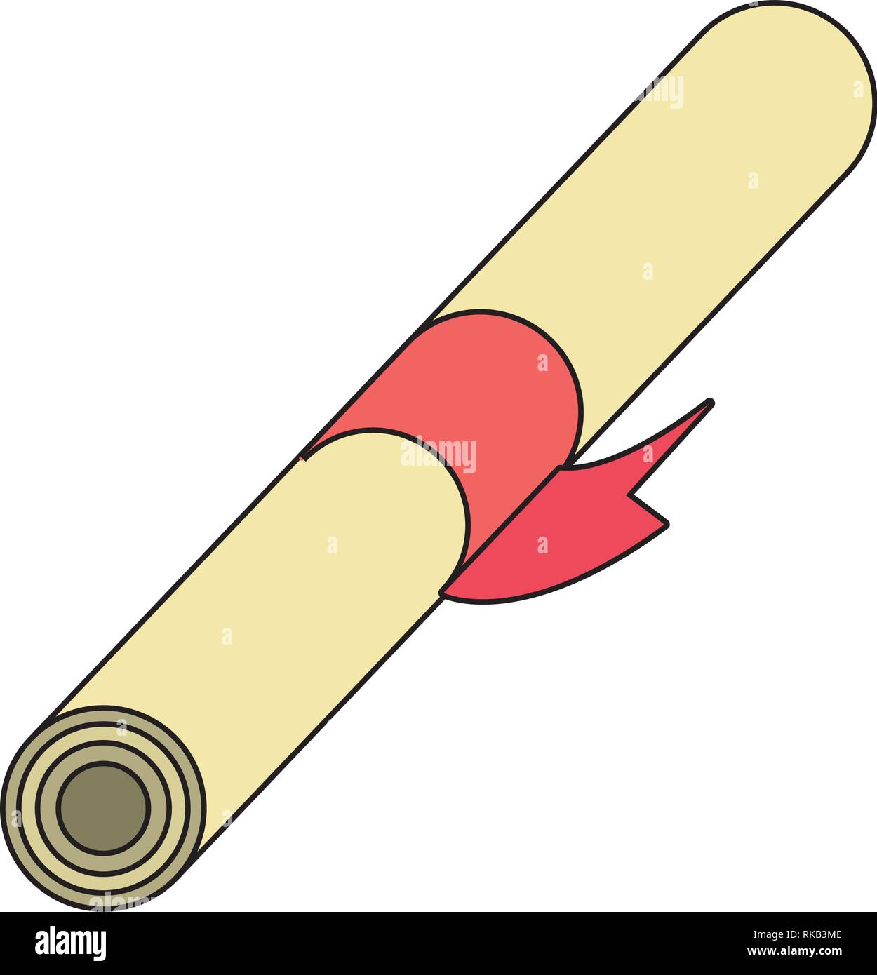 study element certificate diploma cartoon vector illustration graphic ...