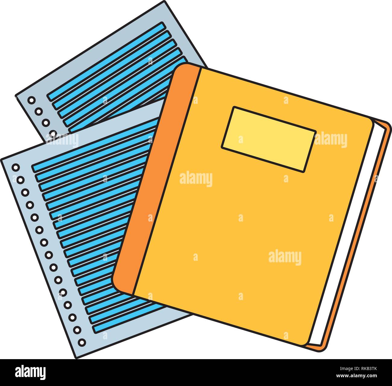 study elements cartoon vector illustration graphic design Stock Vector ...