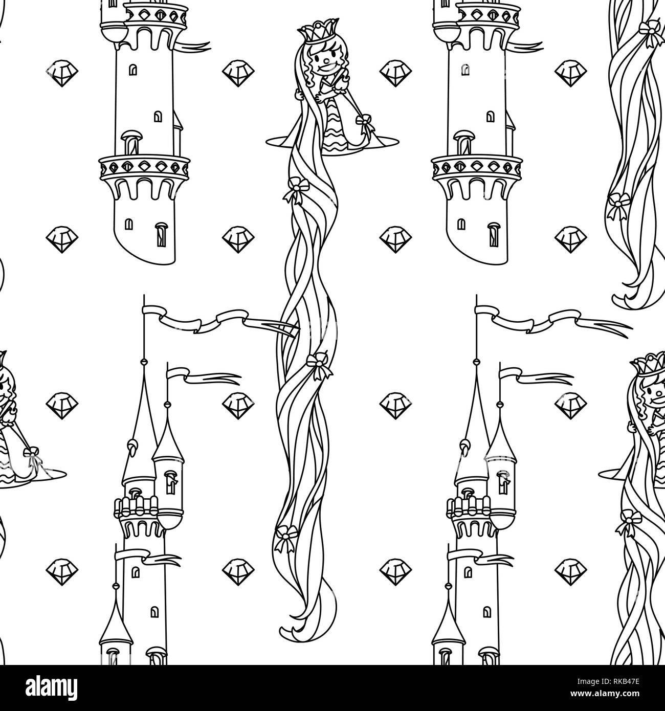 Princess Tower Drawing