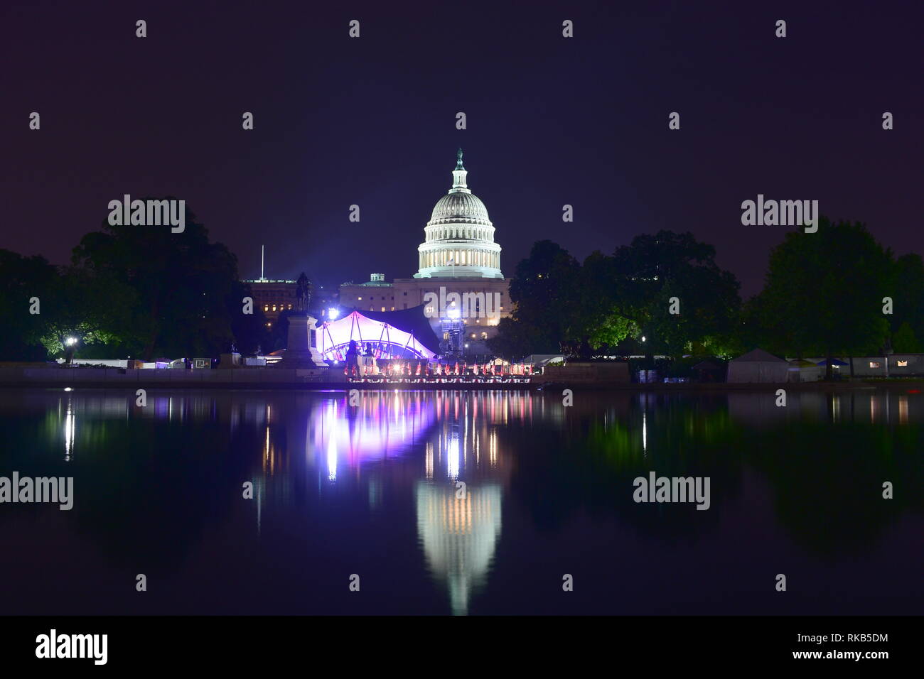 Washington, D.C, USA - July 2, 2017: United States Capitol building ...