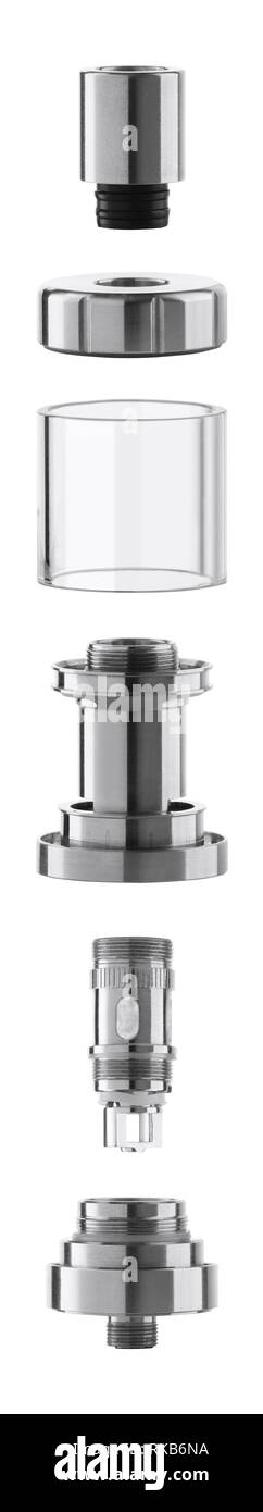 Vape atomizer components Stock Photo - Alamy