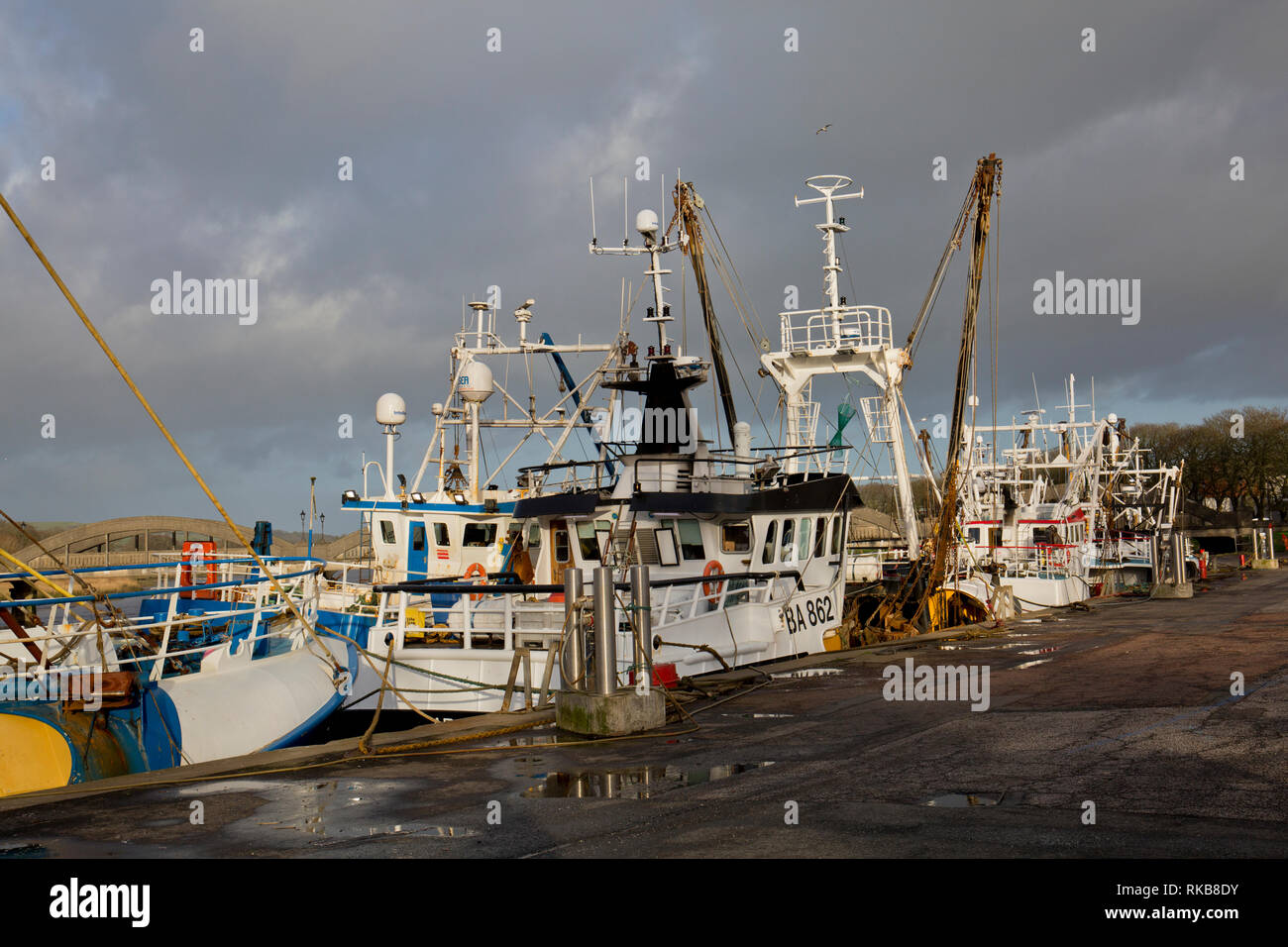 Kirkcudbright Harbour, Dumfries and Galloway, Scotland Stock Photo - Alamy