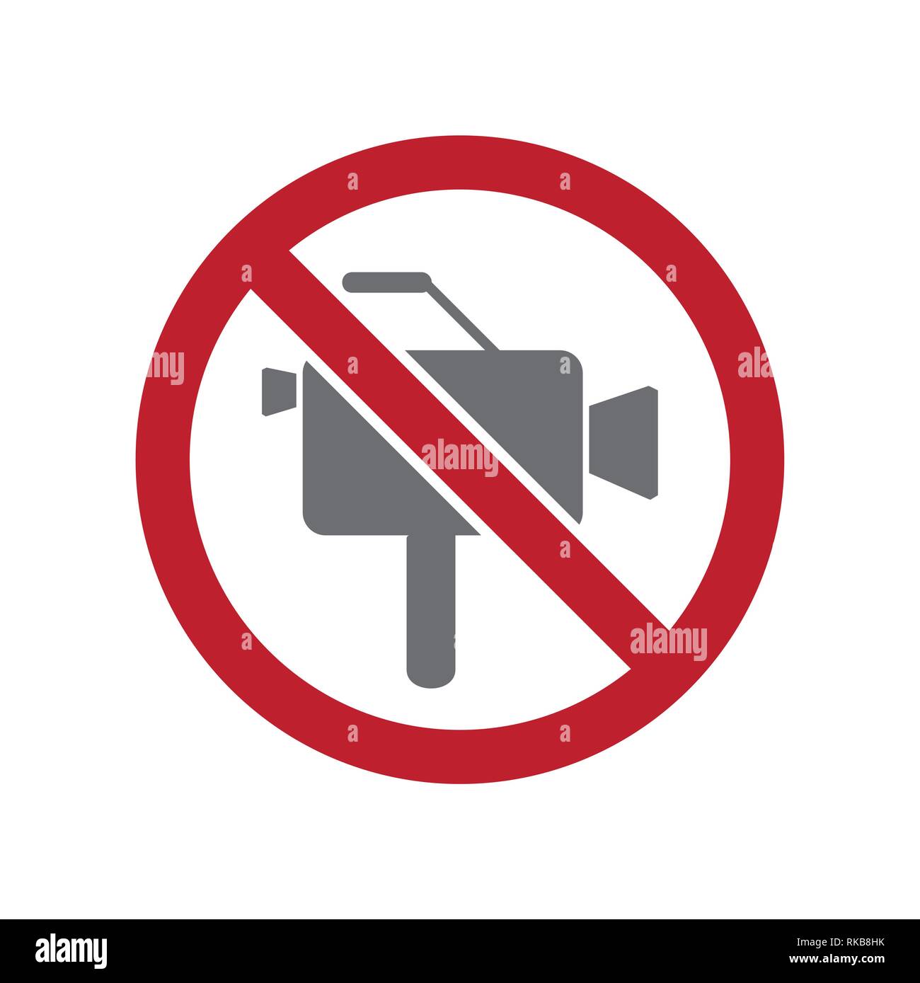 Cam ban Stock Vector Images - Alamy