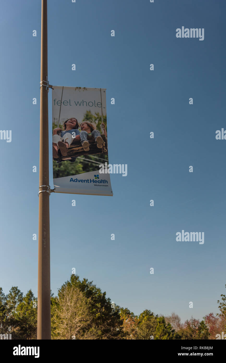 Advent Health Medical Center Banner Poster signs Stock Photo - Alamy