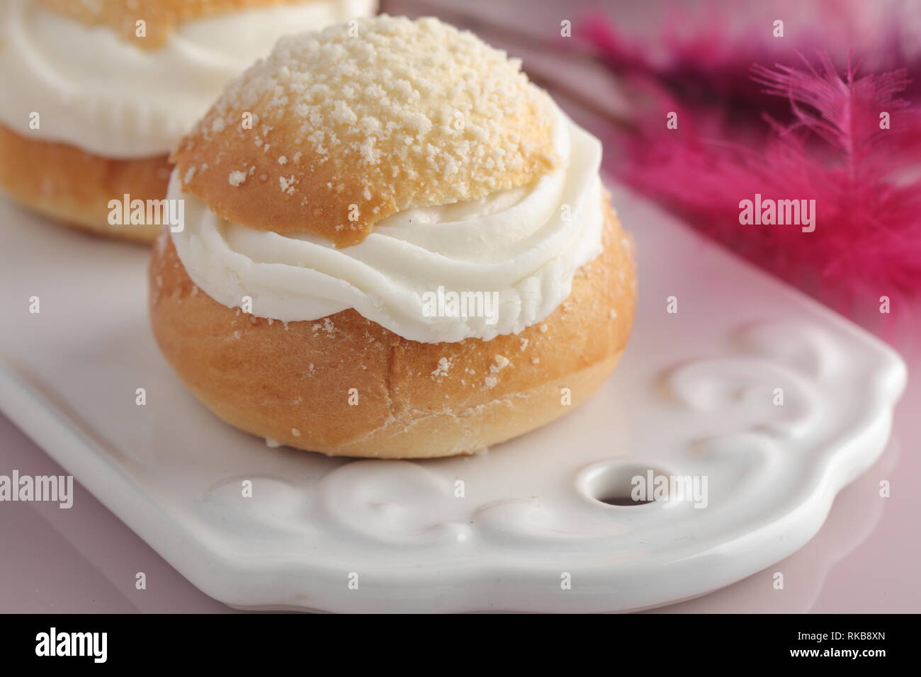 Fastelavn bun hi-res stock photography and images - Alamy