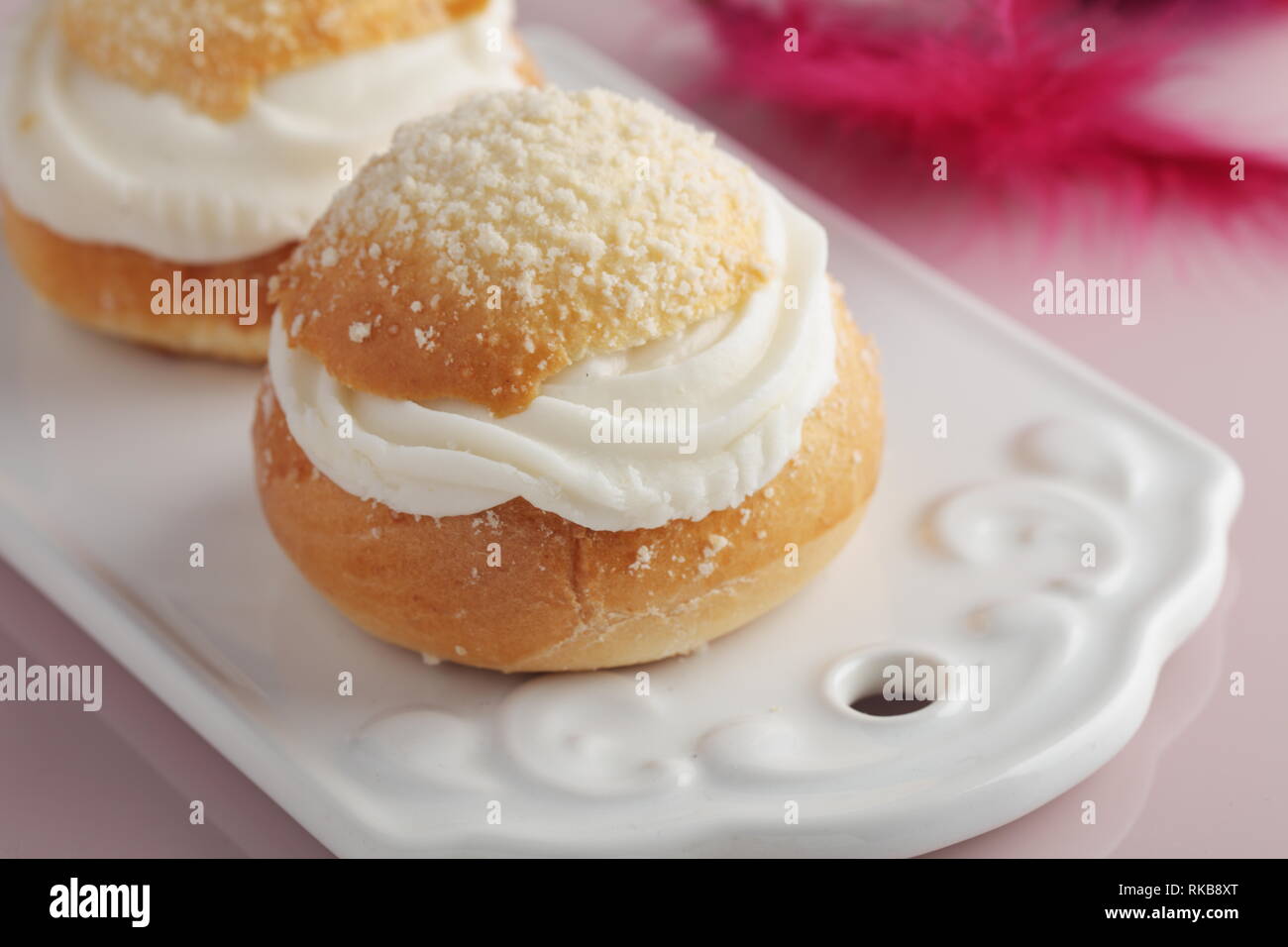Fastelavn bun hi-res stock photography and images - Alamy
