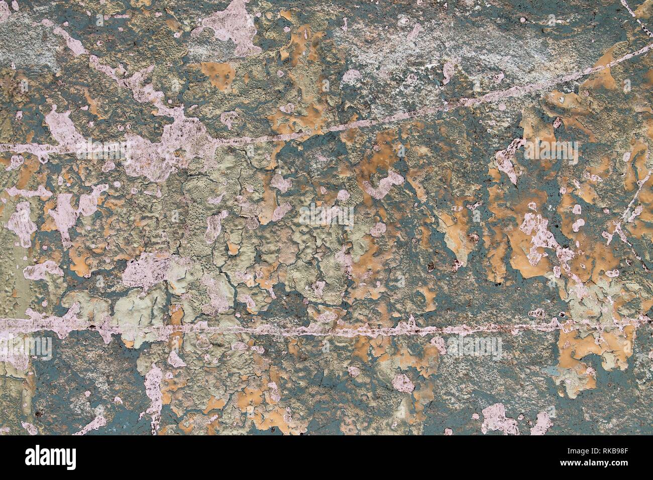 Close up high resolution surface of weathered paint on a wall Stock ...