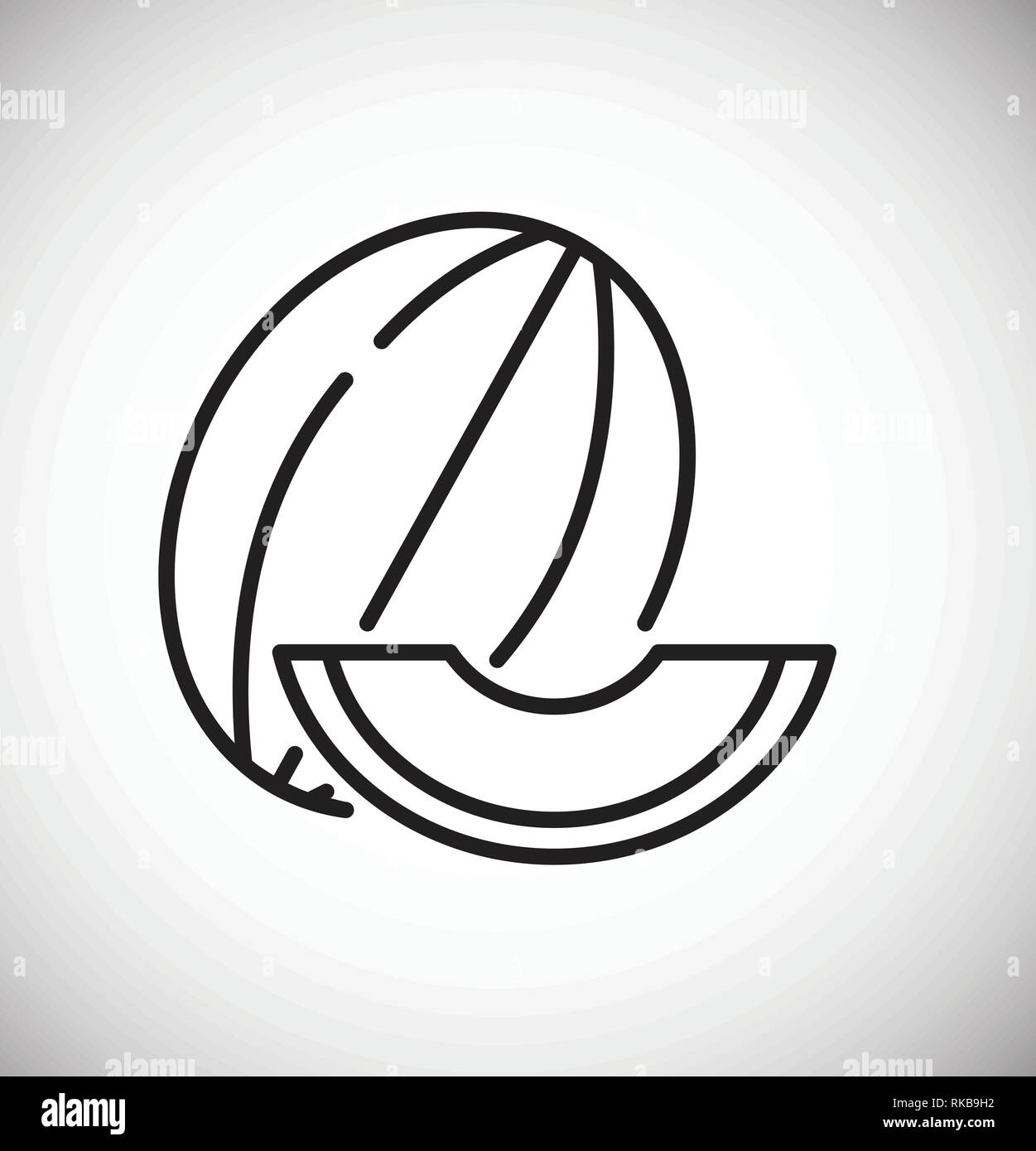 Melon app Stock Vector Images - Alamy