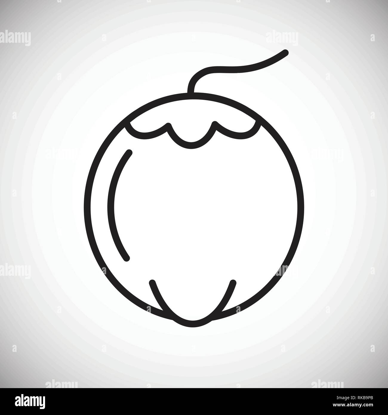 Dragon fruit icon on white background for graphic and web design ...