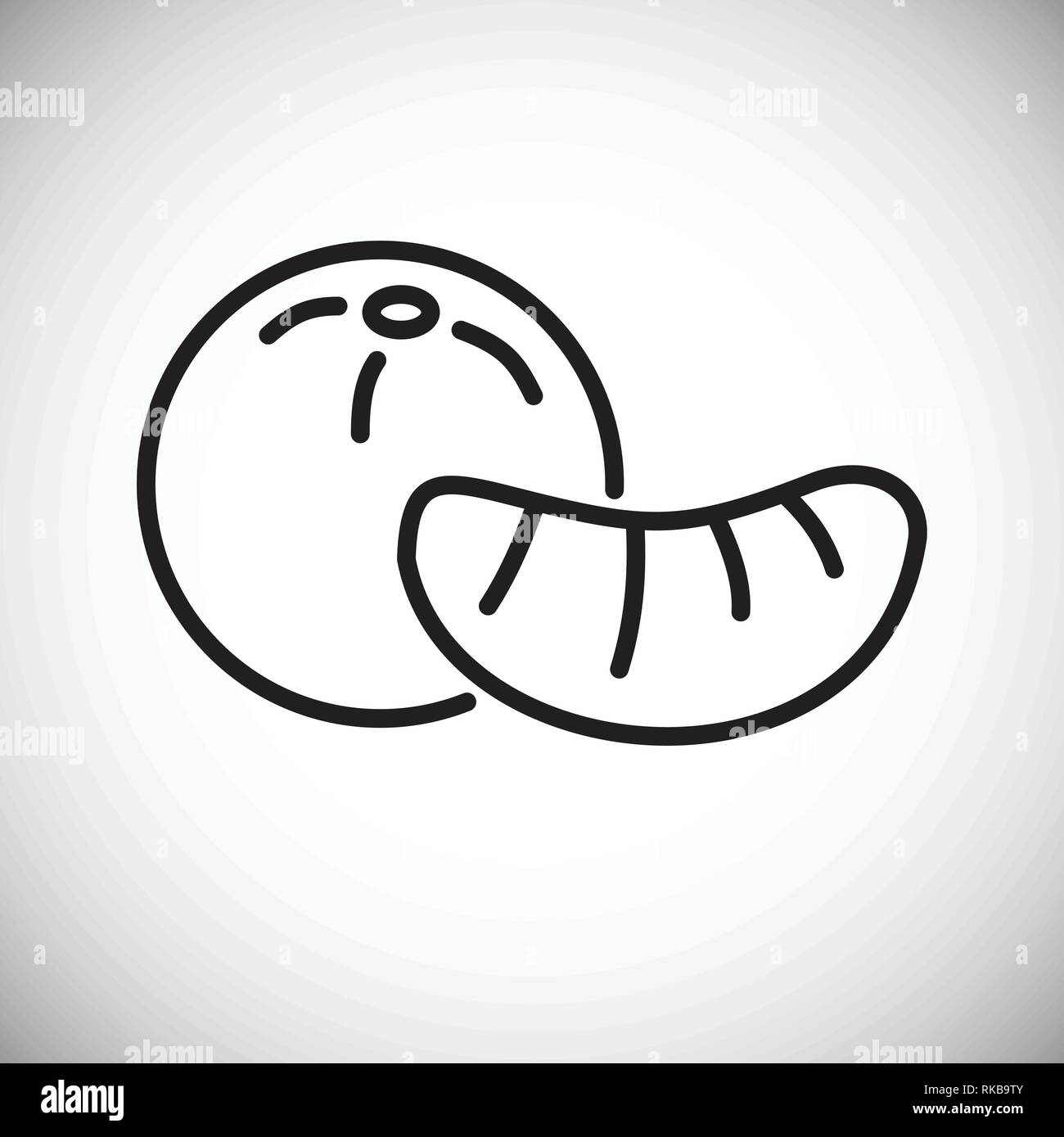 Tangerine icon on white background for graphic and web design, Modern ...