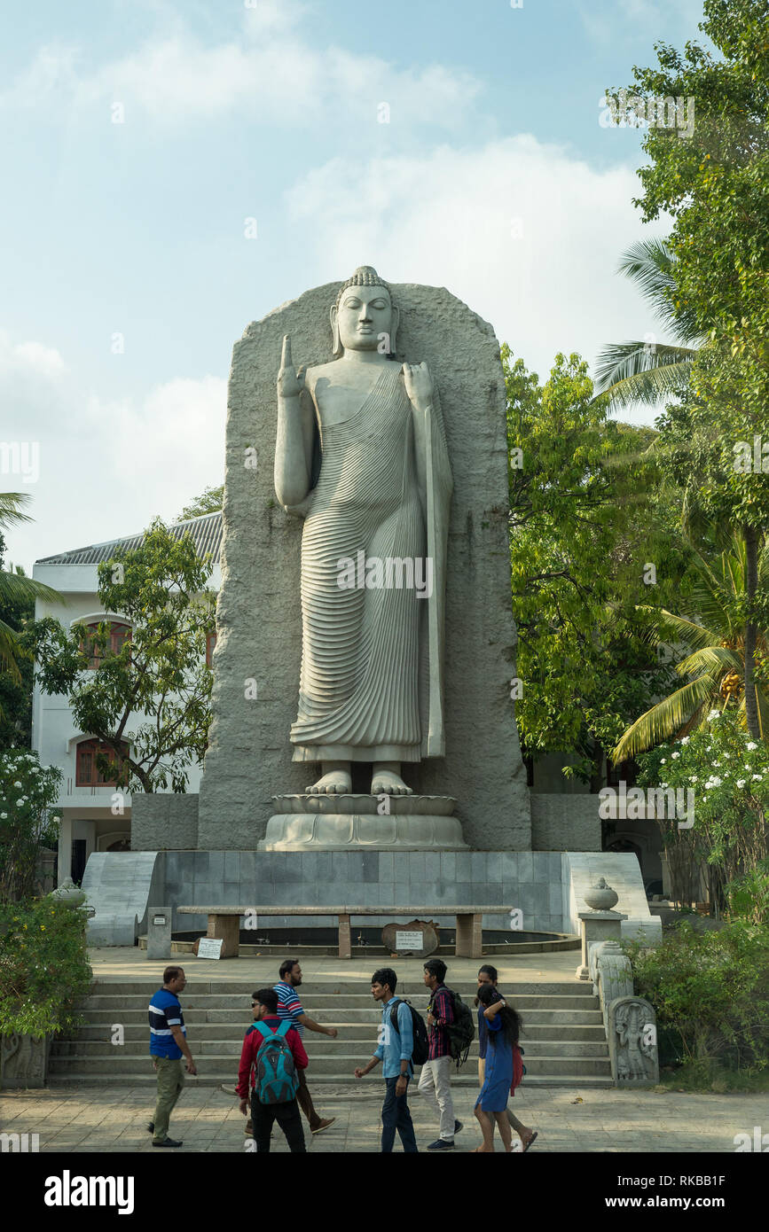 Replica of Avukana Buddha Statue in Colombo, Sri Lanka Stock Photo - Alamy