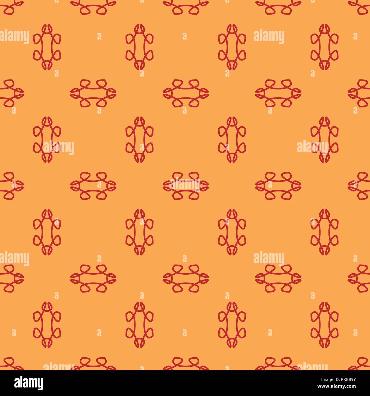 Geometrical seamless pattern on the pale orange background Stock Vector ...
