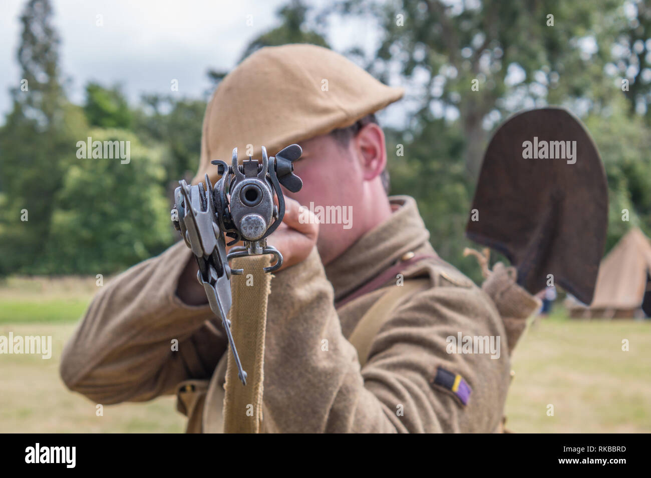 WW1 British Soldier Stock Photo - Alamy