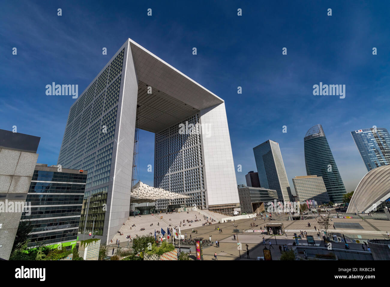 The Grande Arche de la Défense is a modern triumphal arch in La Défense ...