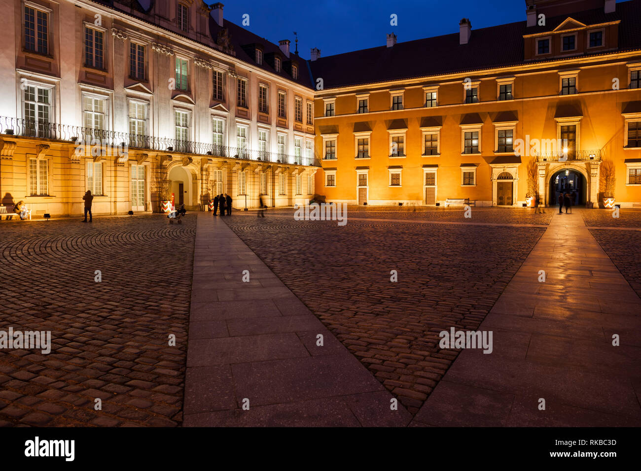 Castle Courtyard Night High Resolution Stock Photography and Images - Alamy