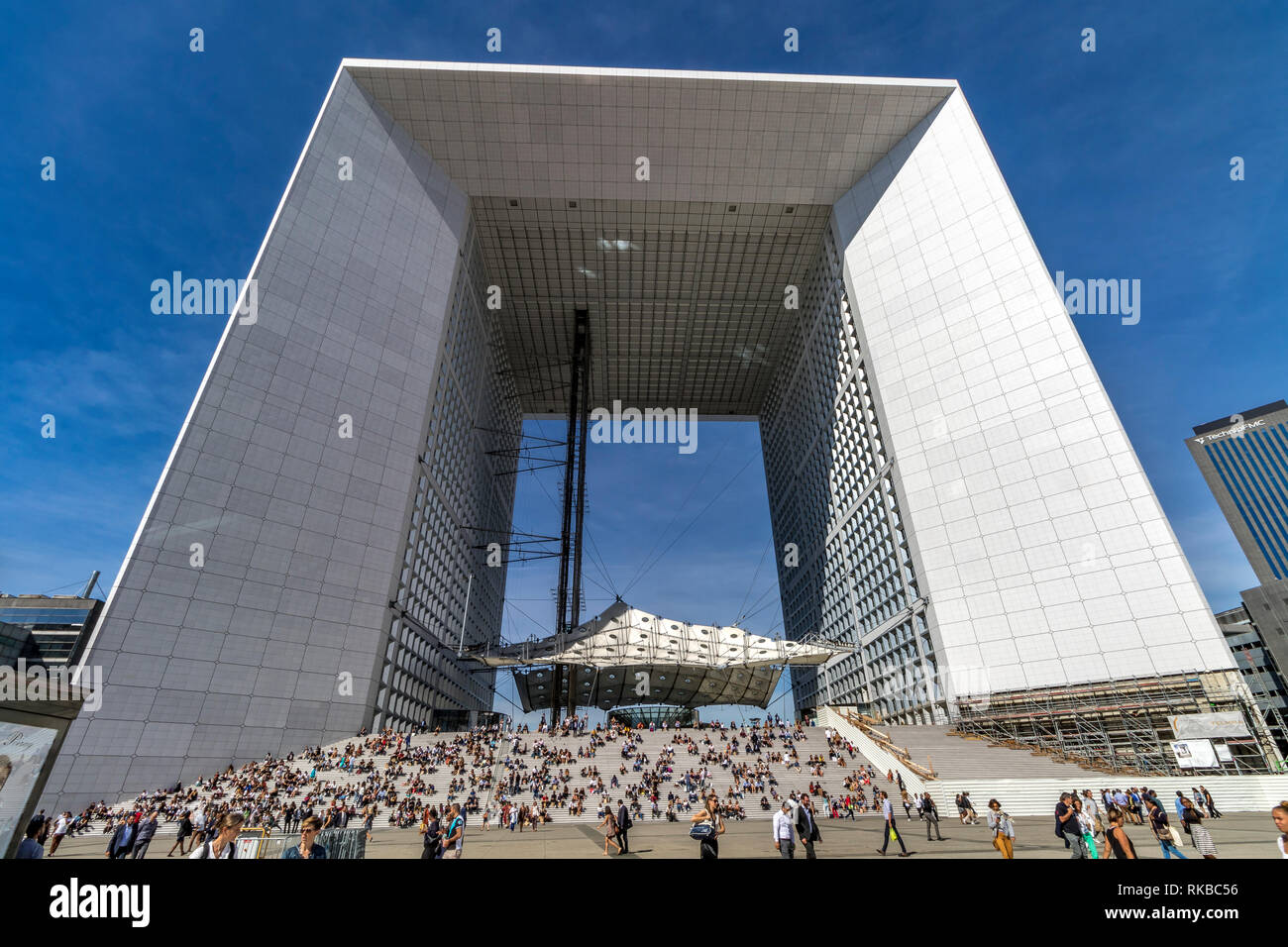 The Grande Arche de la Défense is a modern triumphal arch in La Défense ...