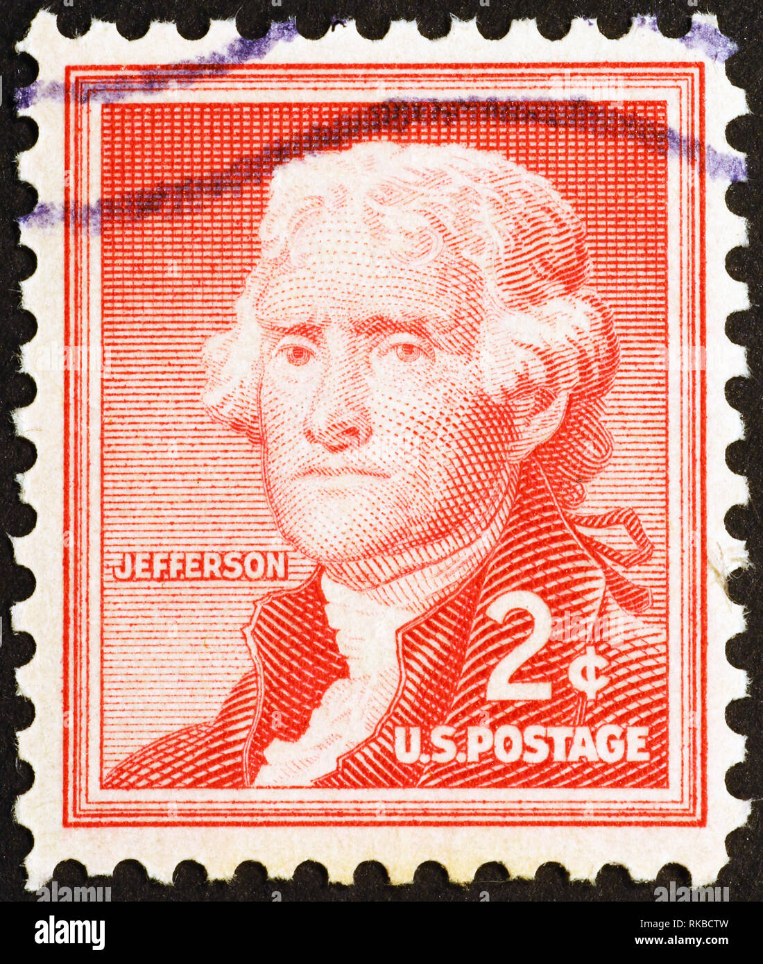 Vintage portrait of thomas jefferson hi-res stock photography and ...