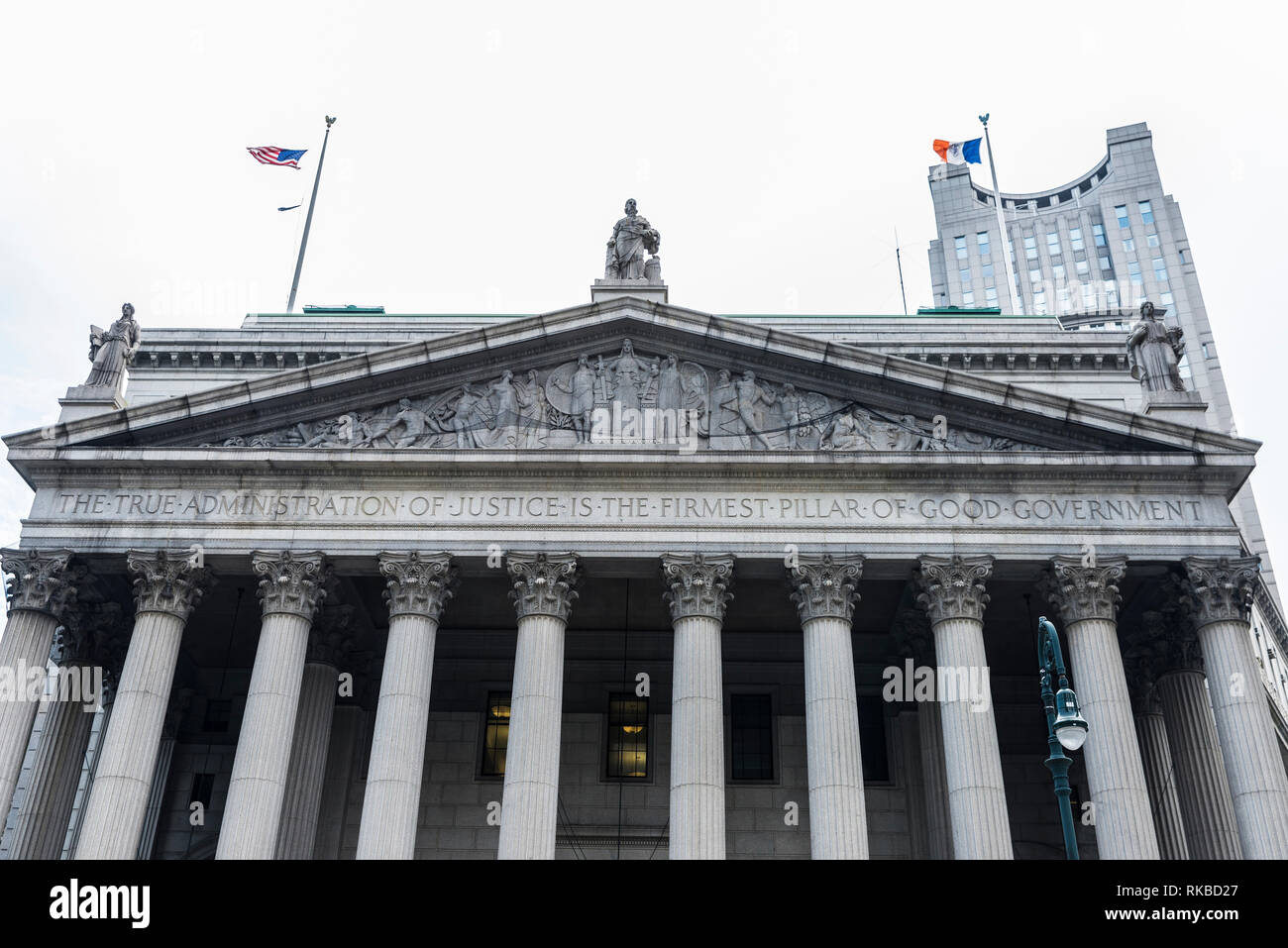 Federal court building new york city manhattan hi-res stock photography ...
