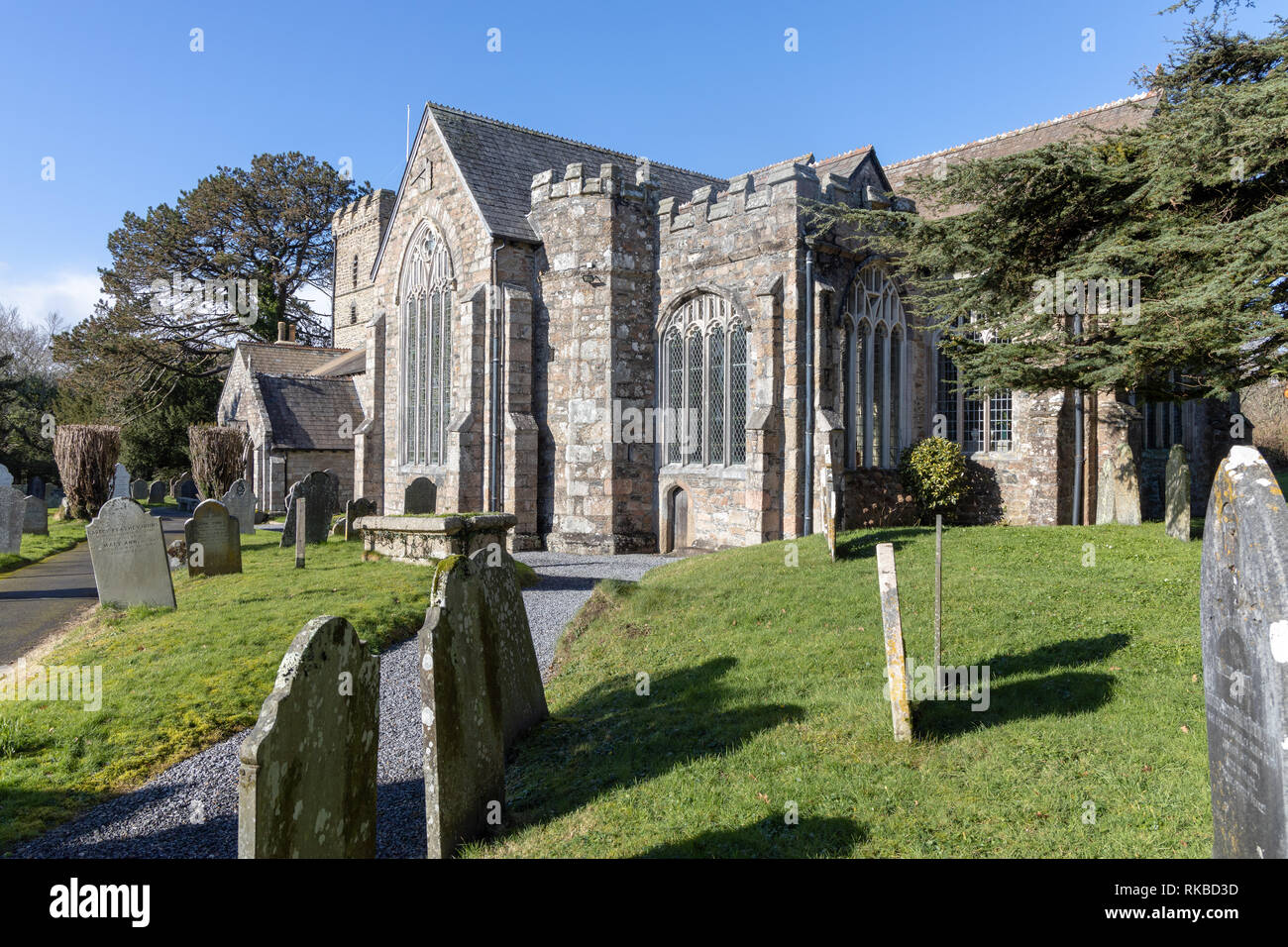 St Petroc's Parish Church, South Brent, Devon, England Stock Photo - Alamy