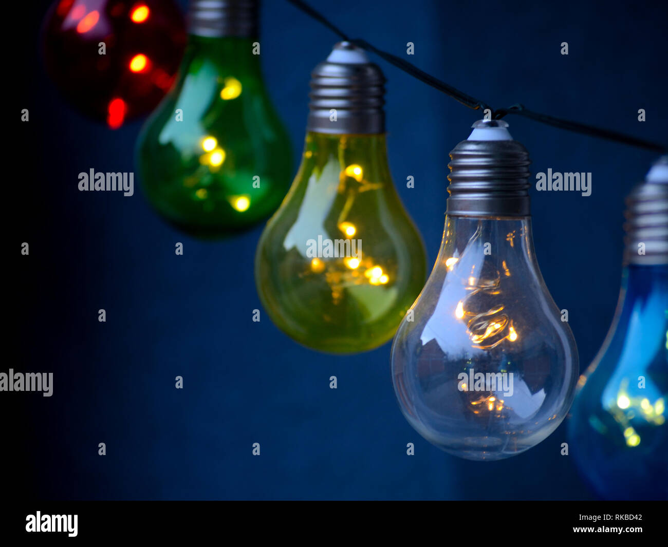 String Of Christmas Light Bulbs