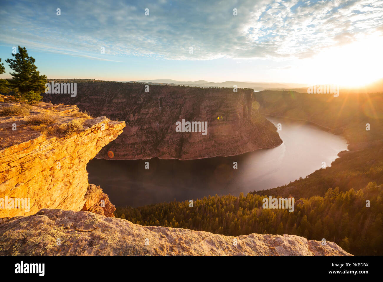Flaming Gorge recreation area Stock Photo - Alamy