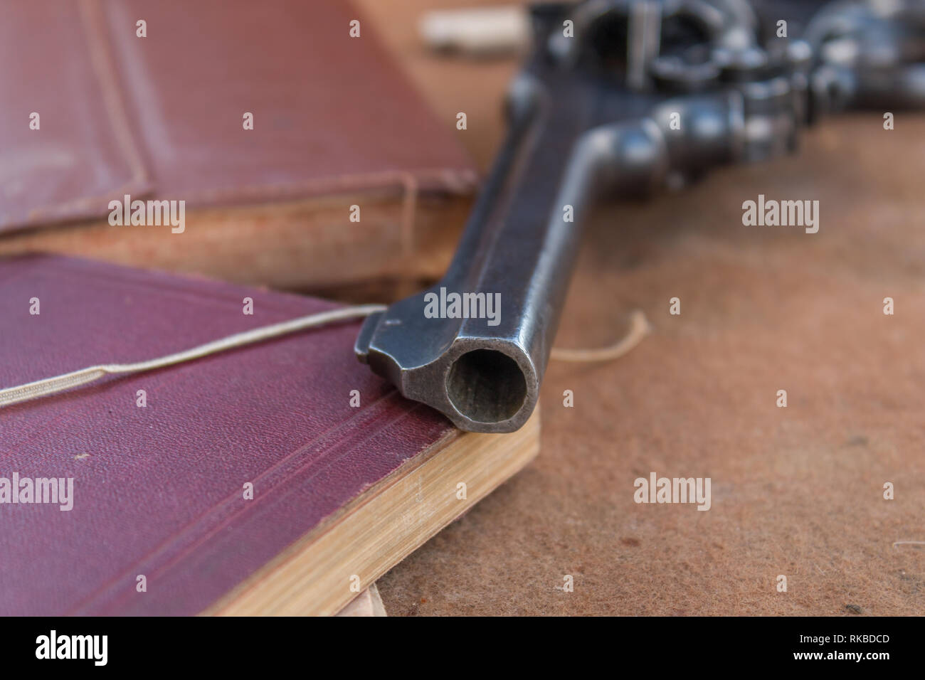 Webley revolver ww1 hi-res stock photography and images - Alamy