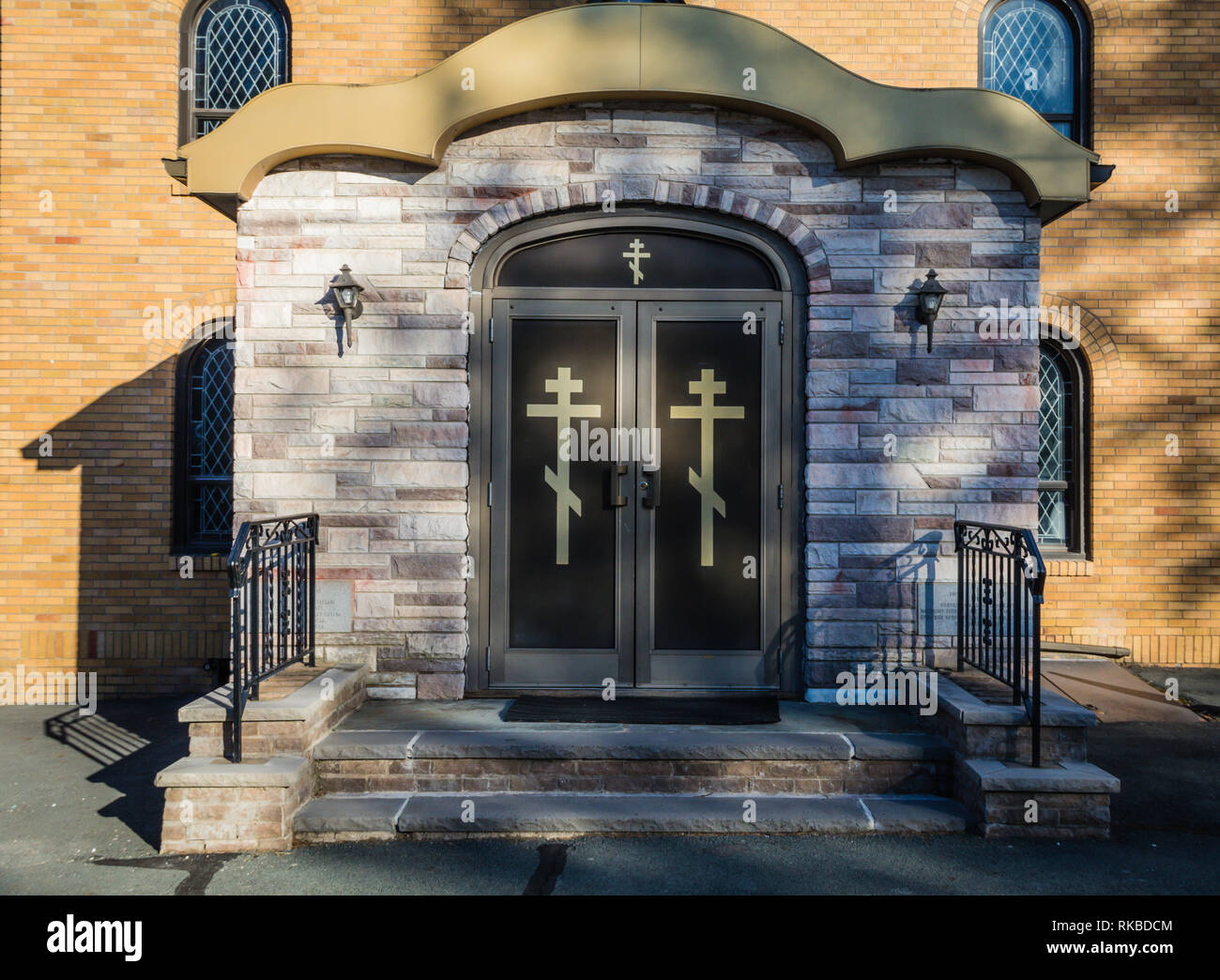 Waymart, PA, USA - February 9, 2019: St. Tikhon's Orthodox Monastery ...