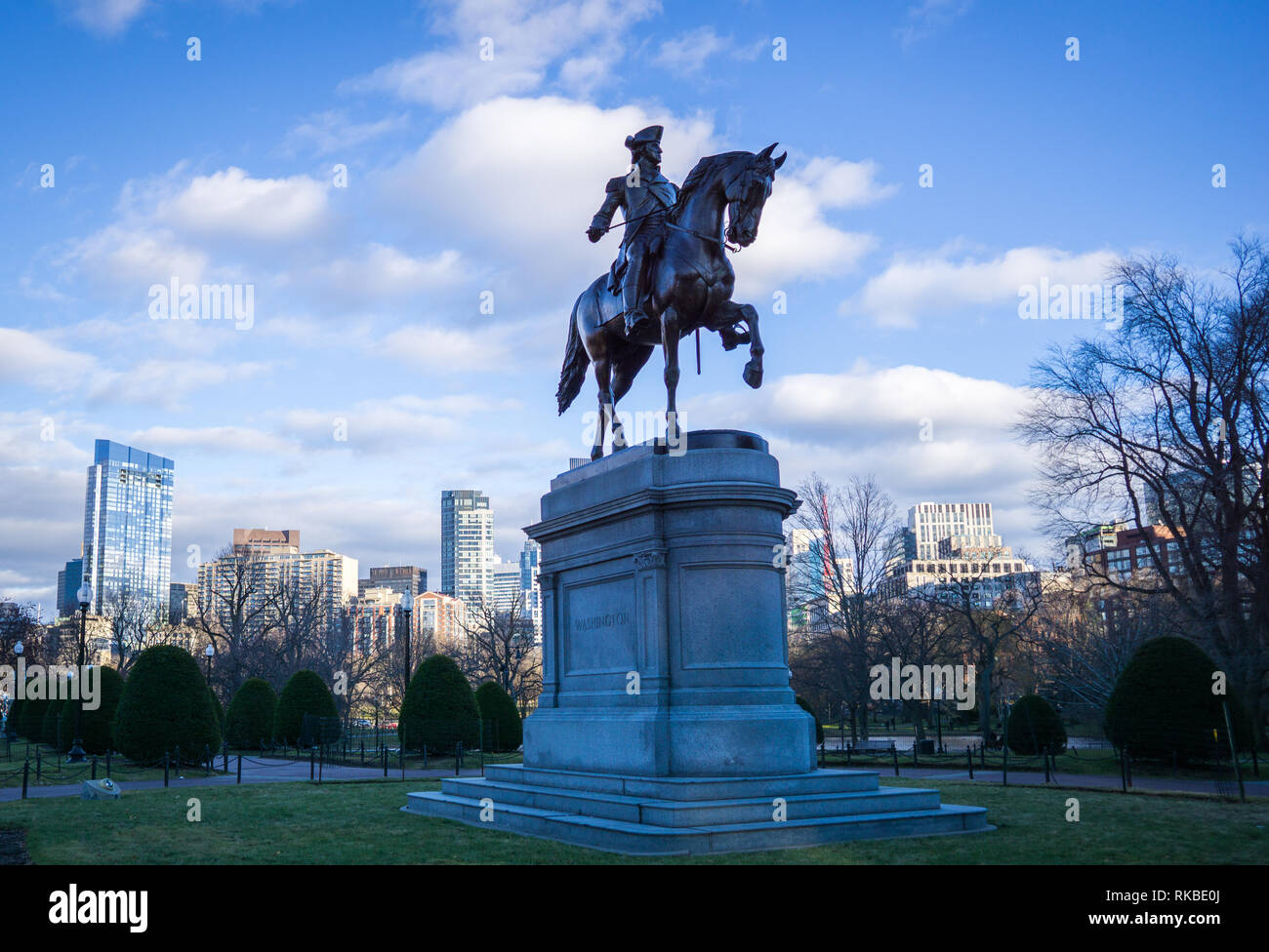 Memorial of a founding father in the commons Stock Photo - Alamy