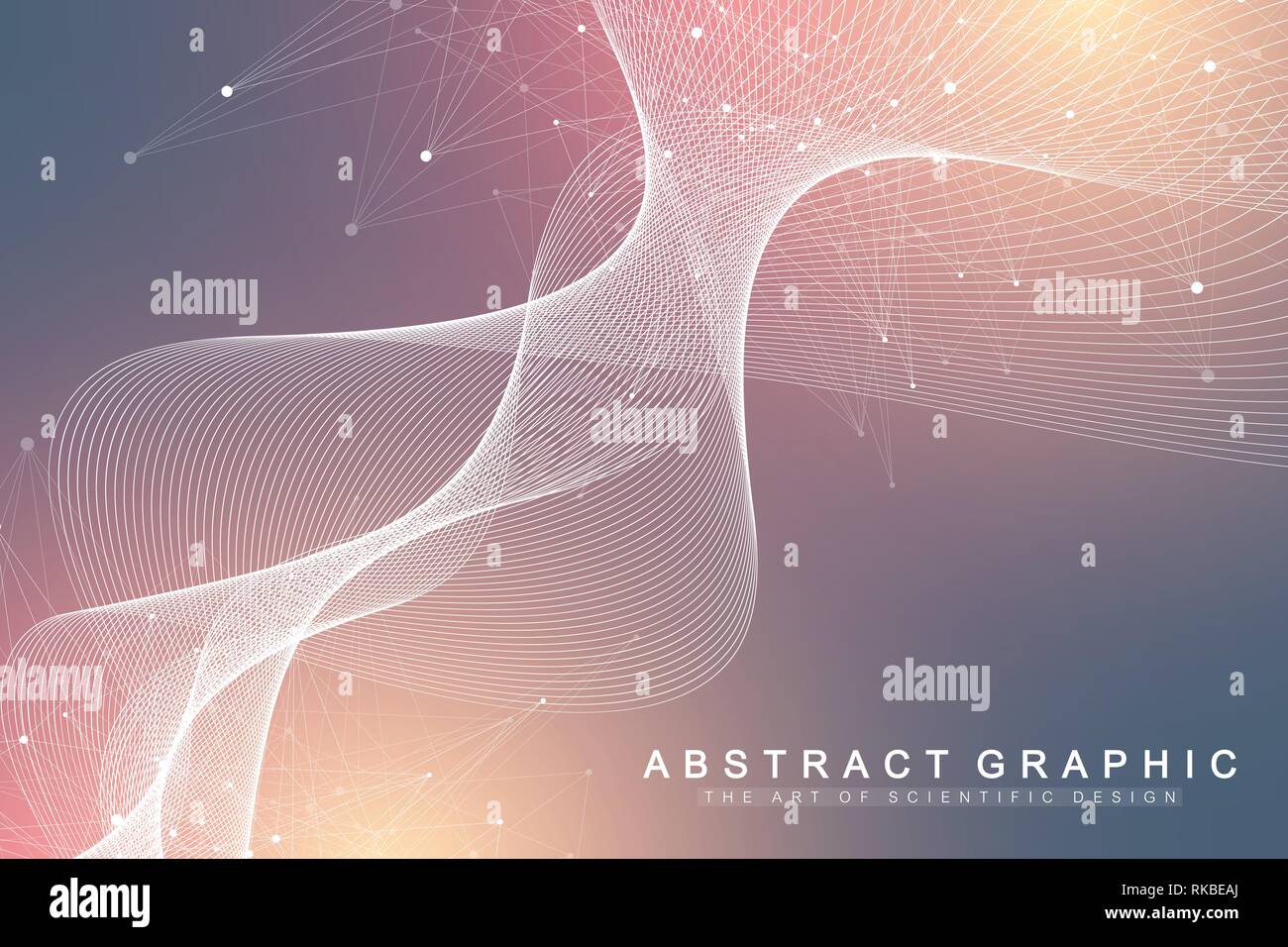 Big Genomic Data Visualization. DNA helix, DNA strand, DNA Test ...