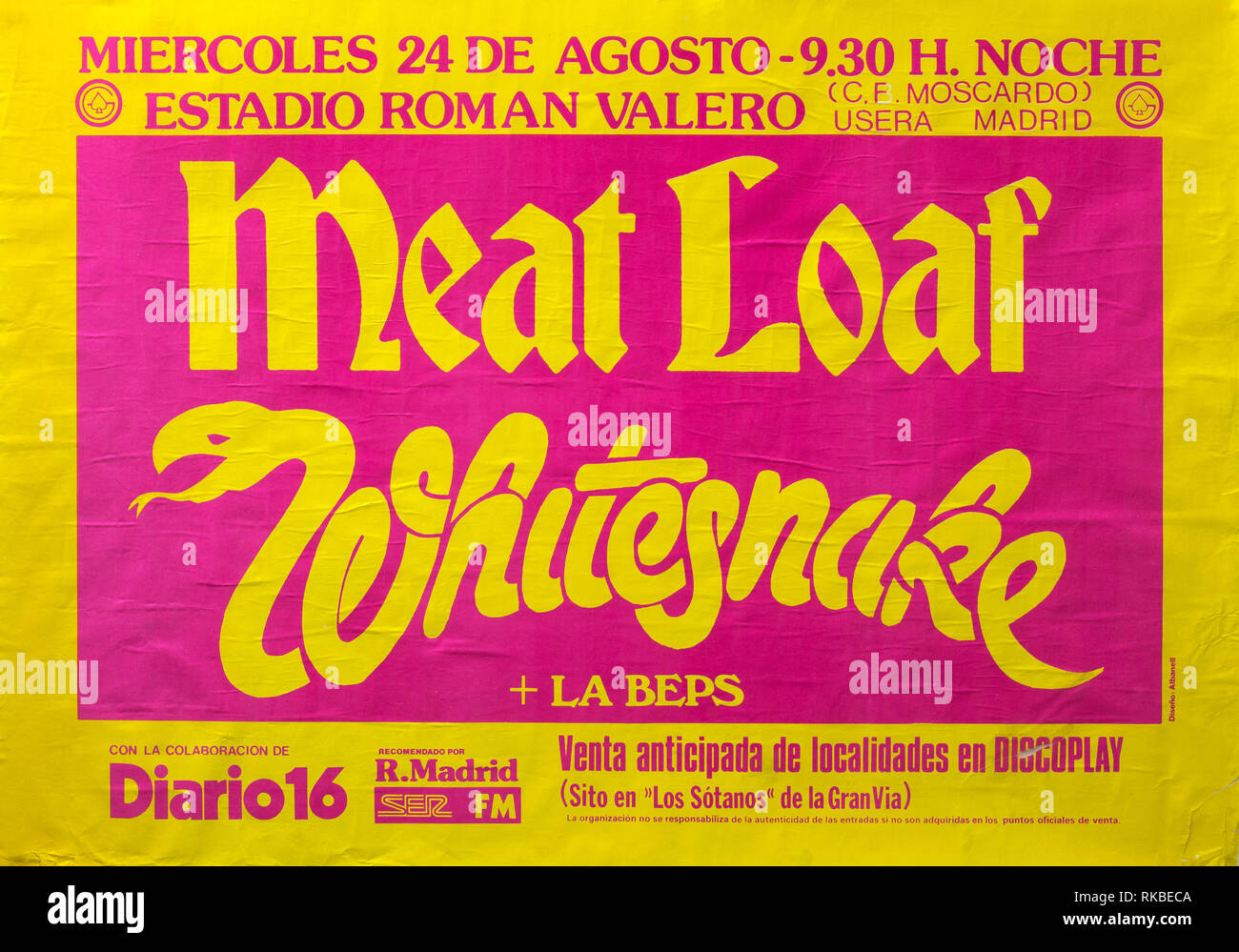 Meat loaf concert hi-res stock photography and images - Alamy