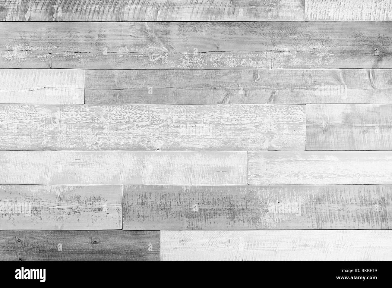 Wooden black and white background. Texture with an old, rustic, gray ...
