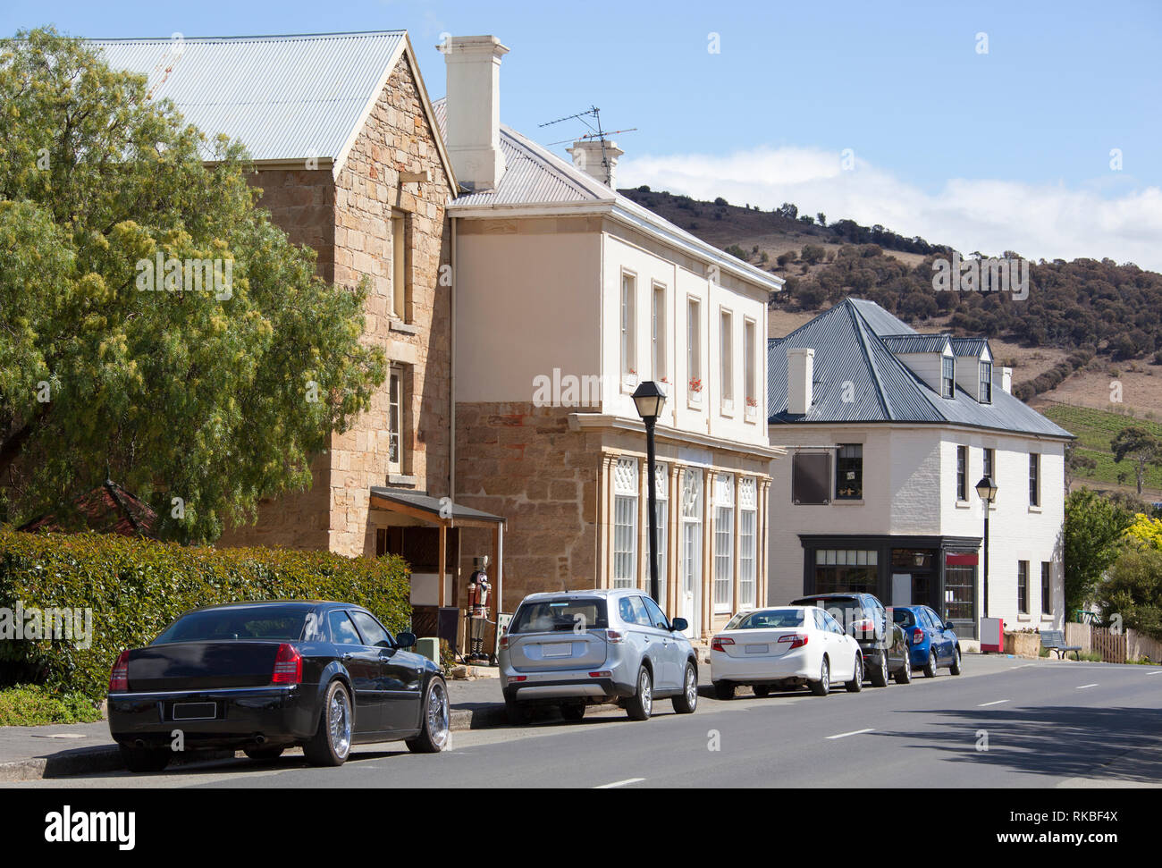 Empty main street hi-res stock photography and images - Alamy