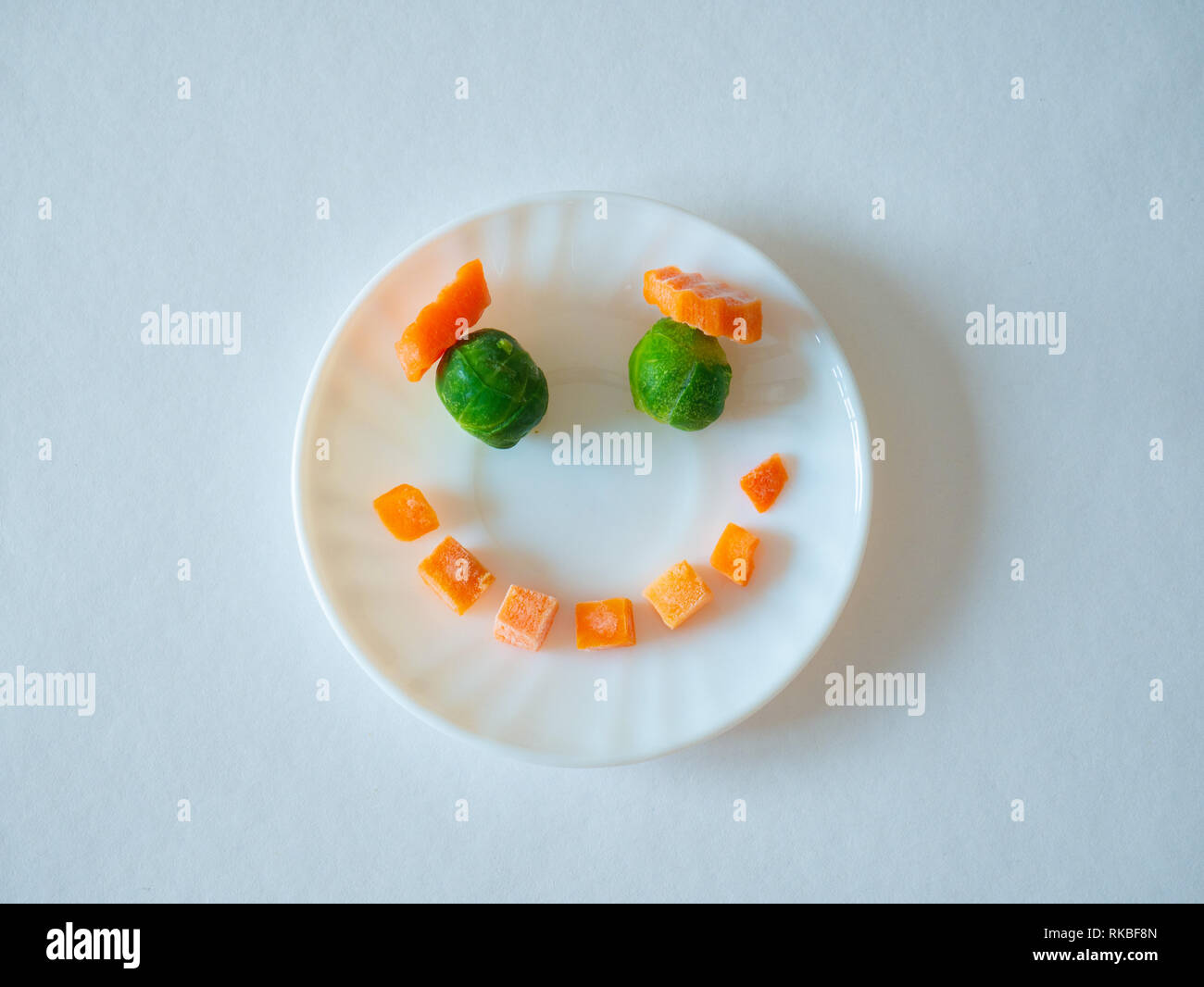 Face made of vegetables hi-res stock photography and images - Alamy
