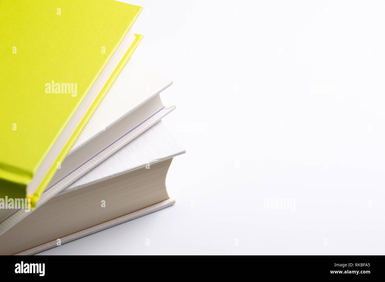 book on the white background Stock Photo - Alamy