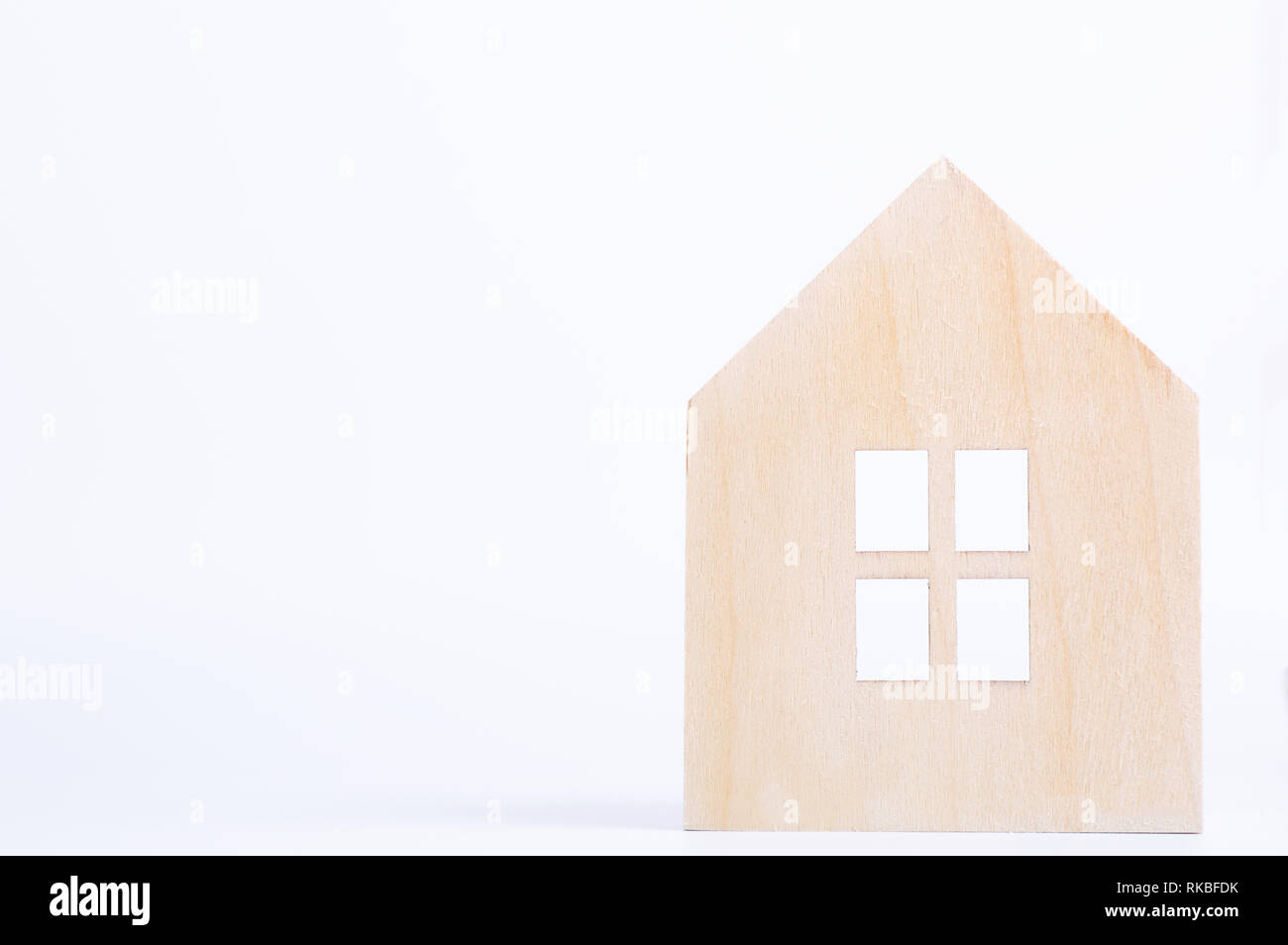 toy house on the white background Stock Photo - Alamy