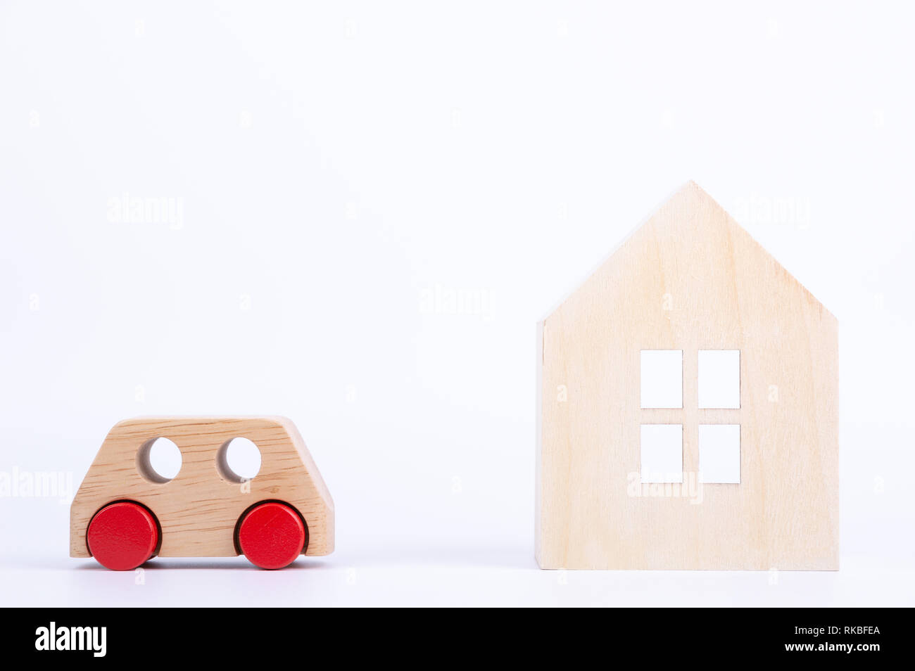 toy house on the white background Stock Photo - Alamy
