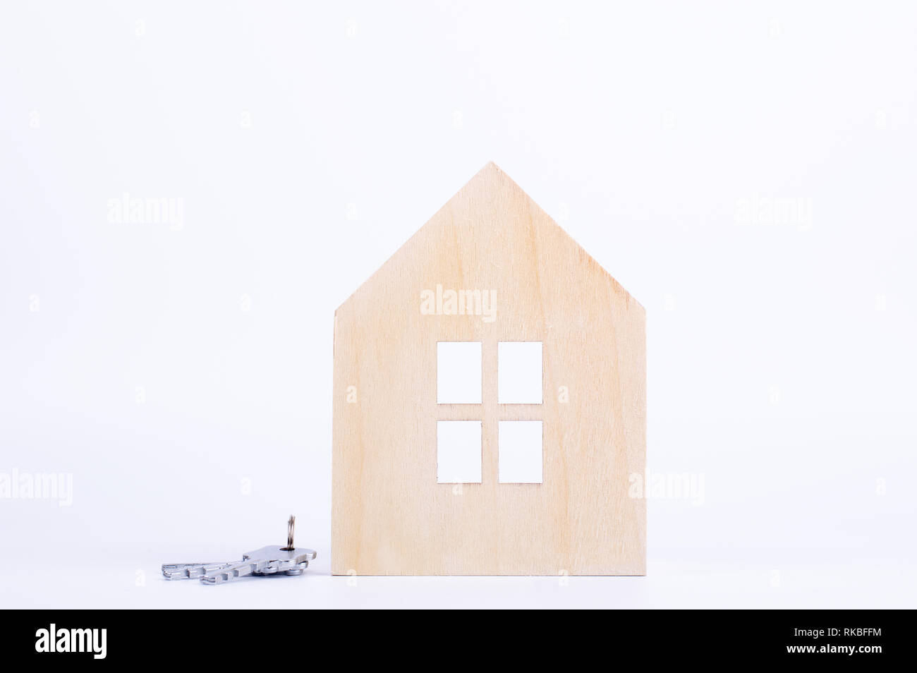 toy house on the white background Stock Photo - Alamy