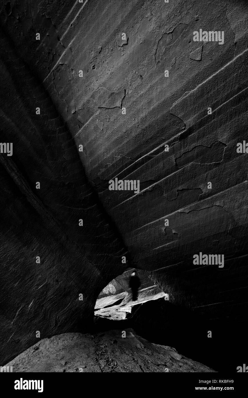 Dark figure inside Black and White Stock Photos & Images - Alamy