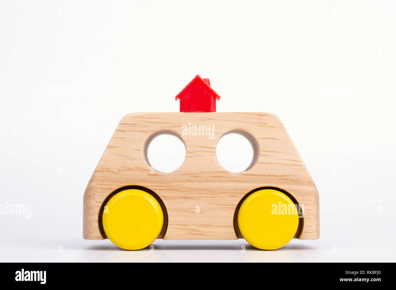 toy house on the white background Stock Photo - Alamy