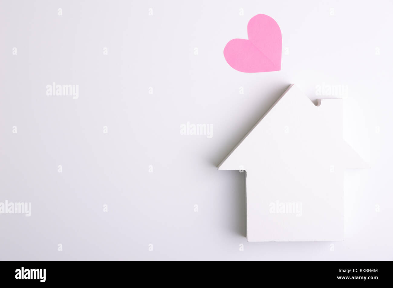 toy house on the white background Stock Photo - Alamy