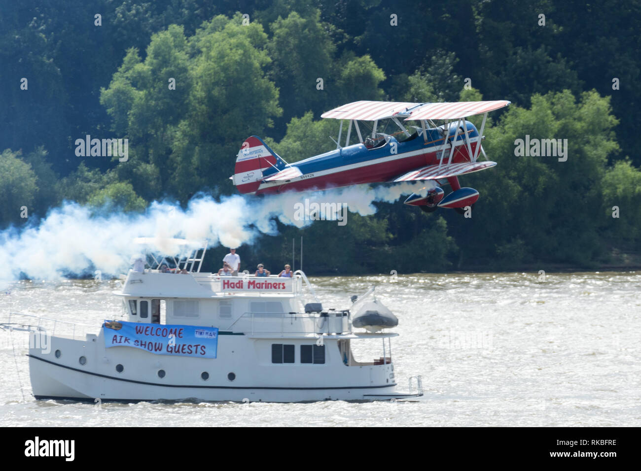 Evansville, Indiana, USA - June 24, 2017: Shriners Fest Air Show, 450 ...