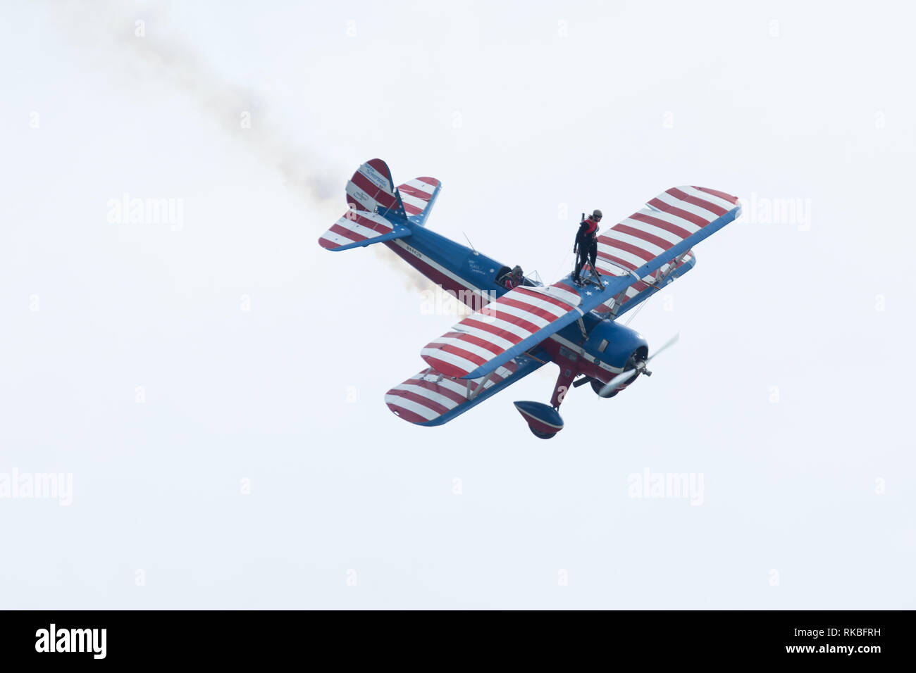 Stearman aircraft wing walker hi-res stock photography and images - Alamy