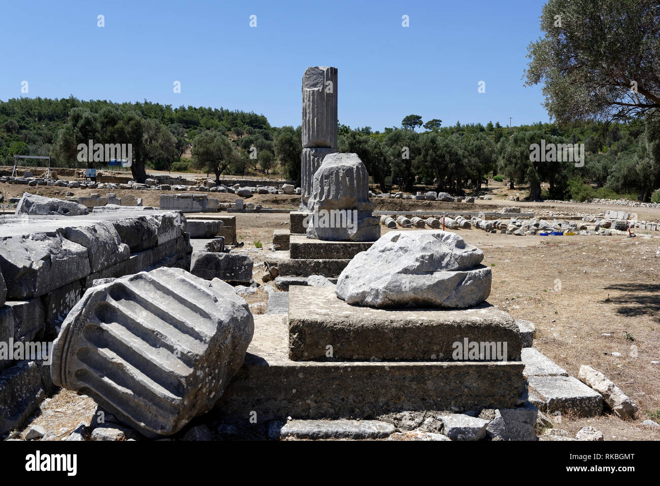 Hellenistic Temple of Dionysus, designed in 220-205 BCE by the ...