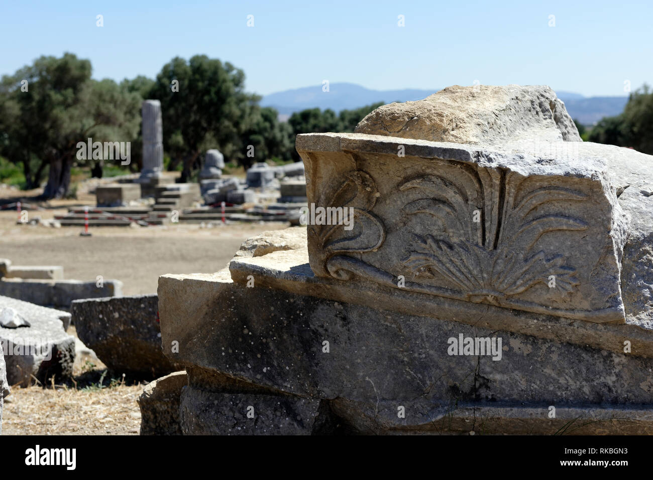 Hellenistic Temple of Dionysus, designed in 220-205 BCE by the ...