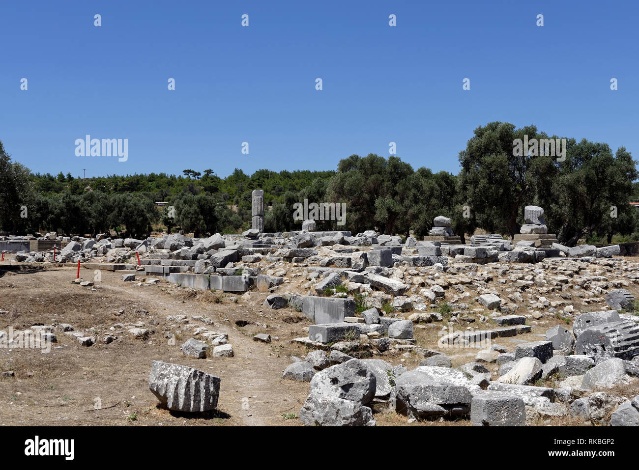 Hellenistic Temple of Dionysus, designed in 220-205 BCE by the ...