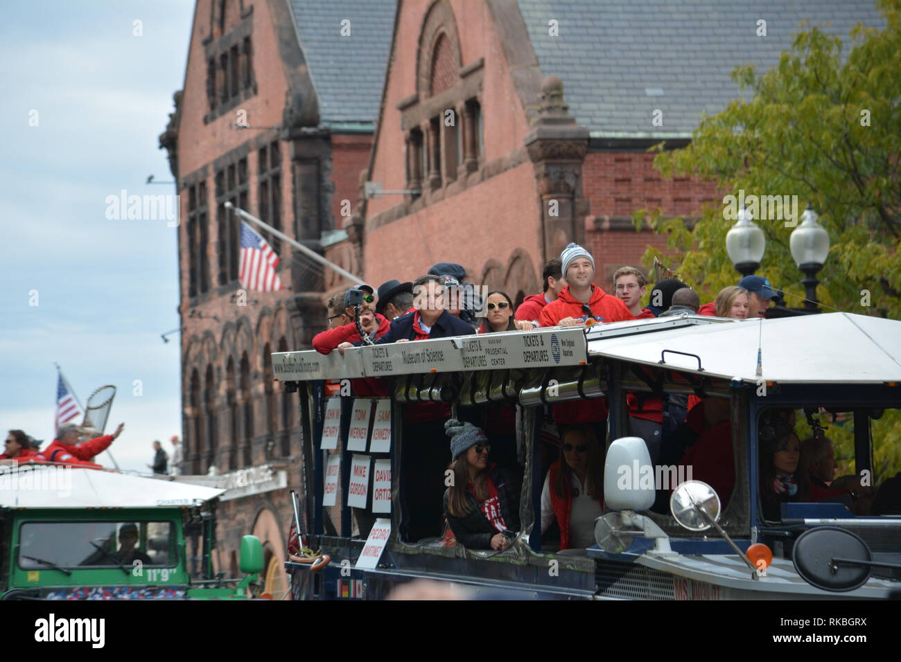 The Red Sox 2018 World Series Championship Duck Boat Parade in Boston's ...