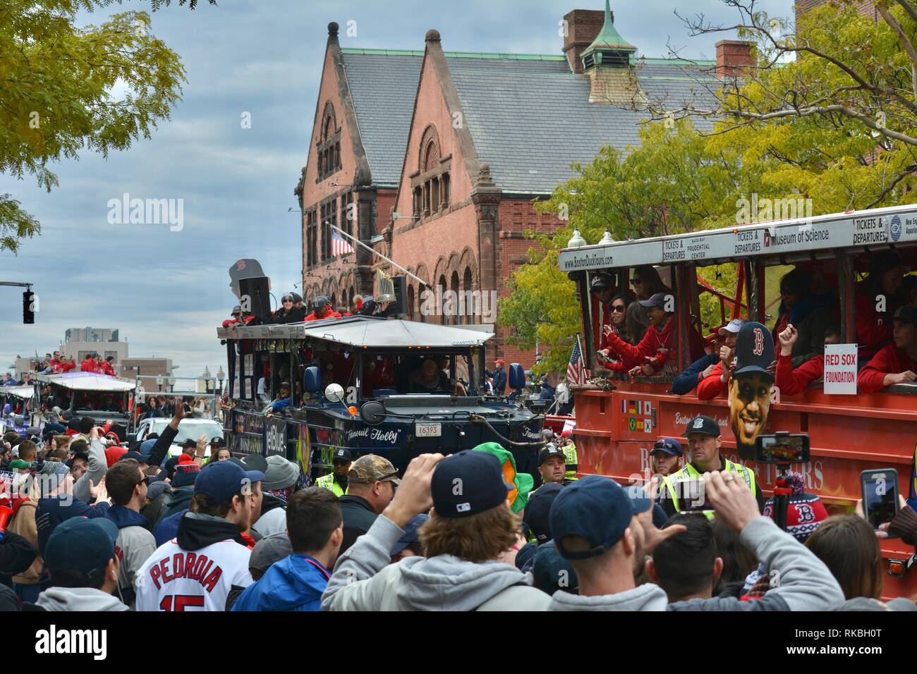 The Red Sox 2018 World Series Championship Duck Boat Parade in Boston's ...