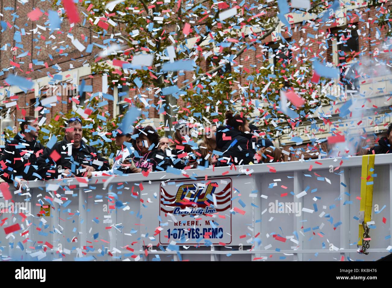The Red Sox 2018 World Series Championship Duck Boat Parade in Boston's ...